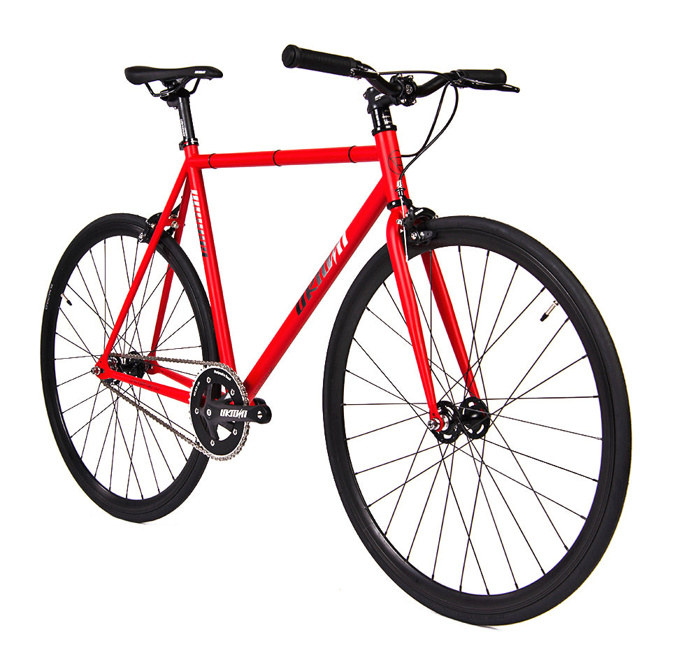 Unknown SC-1 Red 4130 Cromo Fixie | Complete Bicycle – Unknown Bikes Europe