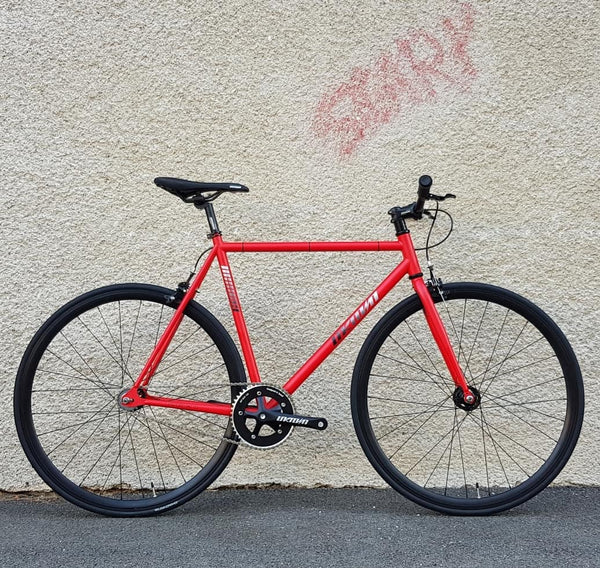 Unknown SC-1 Red 4130 Cromo Fixie | Complete Bicycle – Unknown Bikes Europe